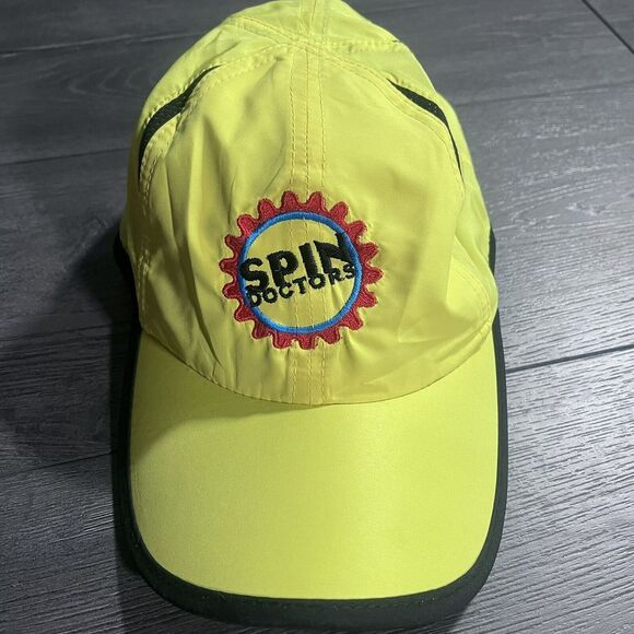Accessories | Spin Doctors Hat Adult Yellow High Viz Adjustable Hit ...